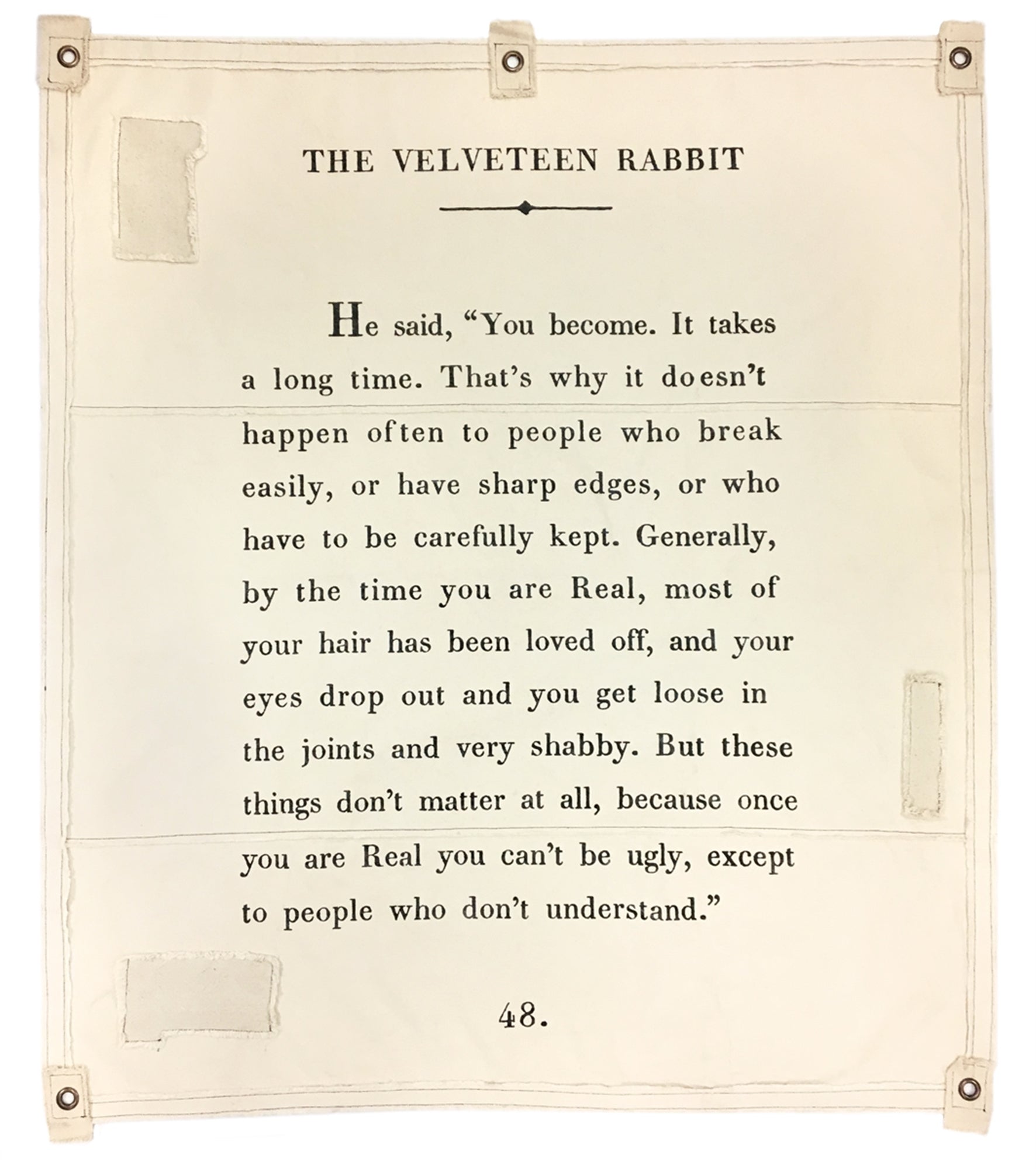 Velveteen Rabbit Wall Hanging – Southern Ticking Co.